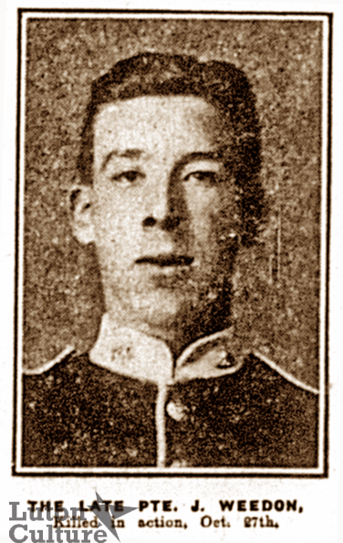 Private Jack Weedon | Great War Stories